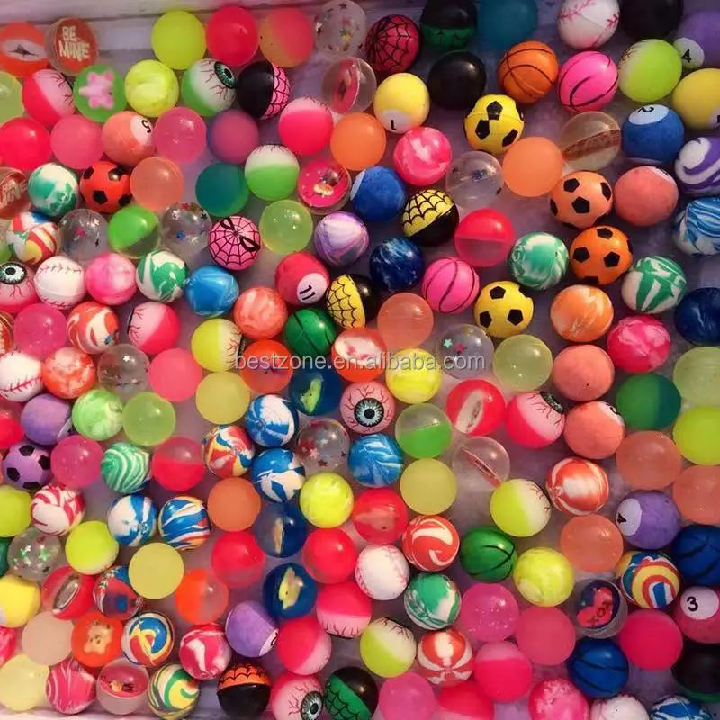 27 Mm Mixing Bouncing Ball - High Bounce Toy for Kids