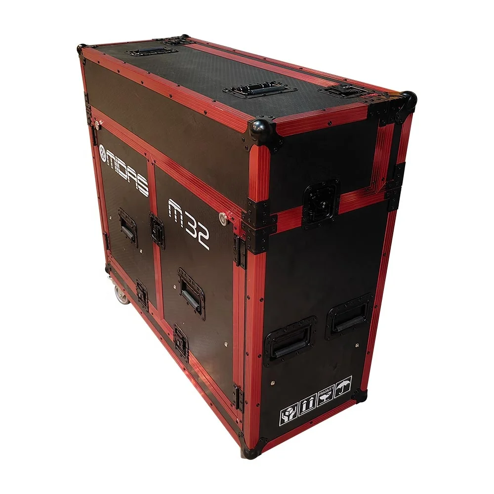 Customized Midas M32 Flight Case with Laptop Stand - Durable Metal ...