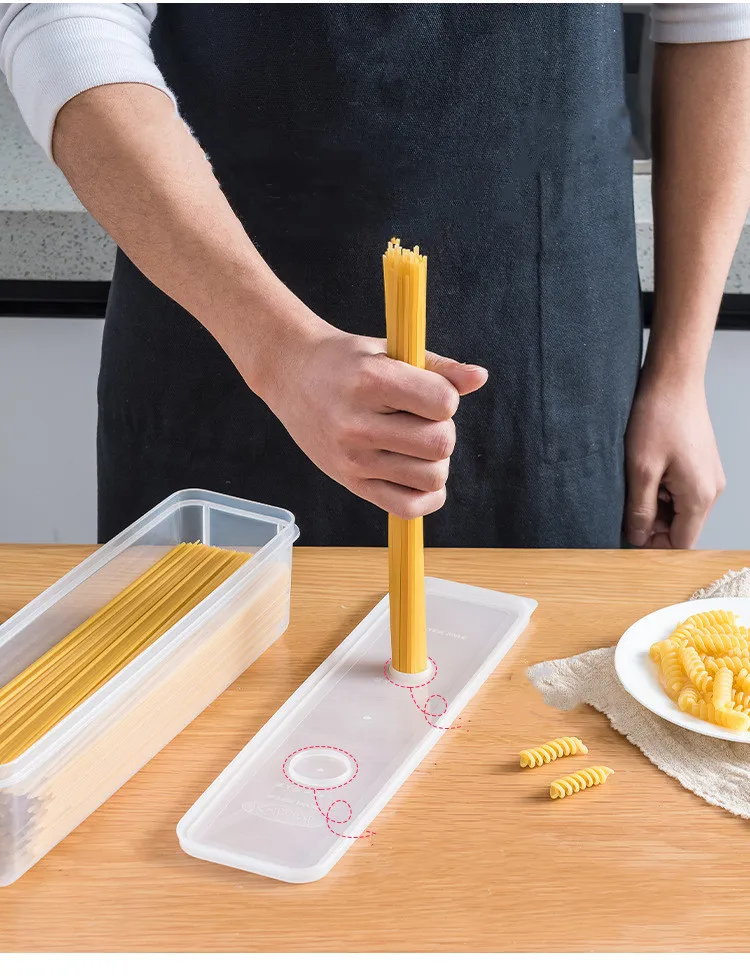 Noodle Storage Box Spaghetti Preservation Box Kitchen Noodle Hanging ...