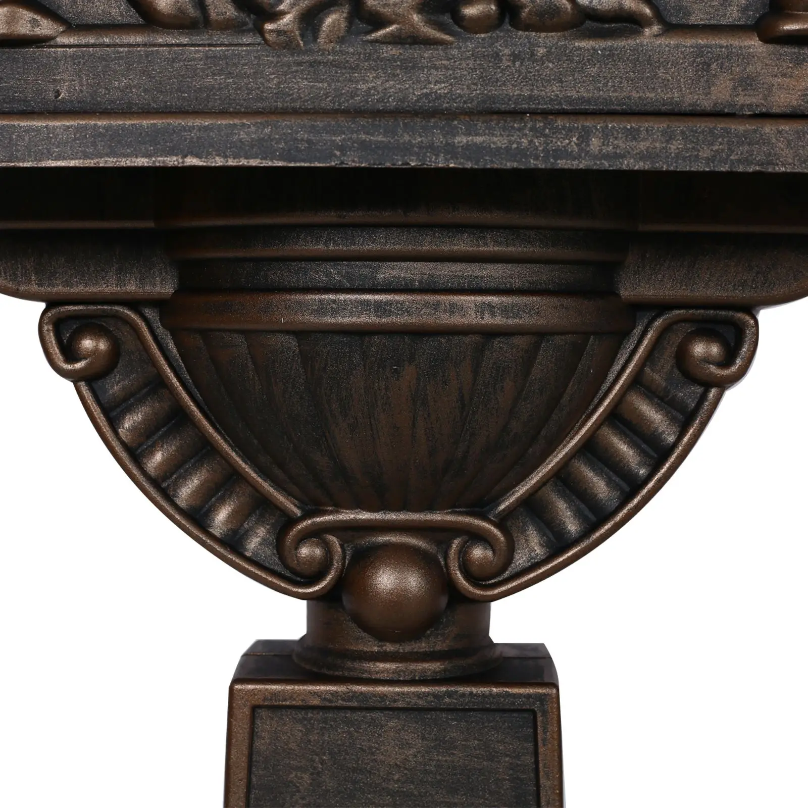 DB Modern Cast Aluminum Mailbox in Bronze Finish for Outdoor Postal ...