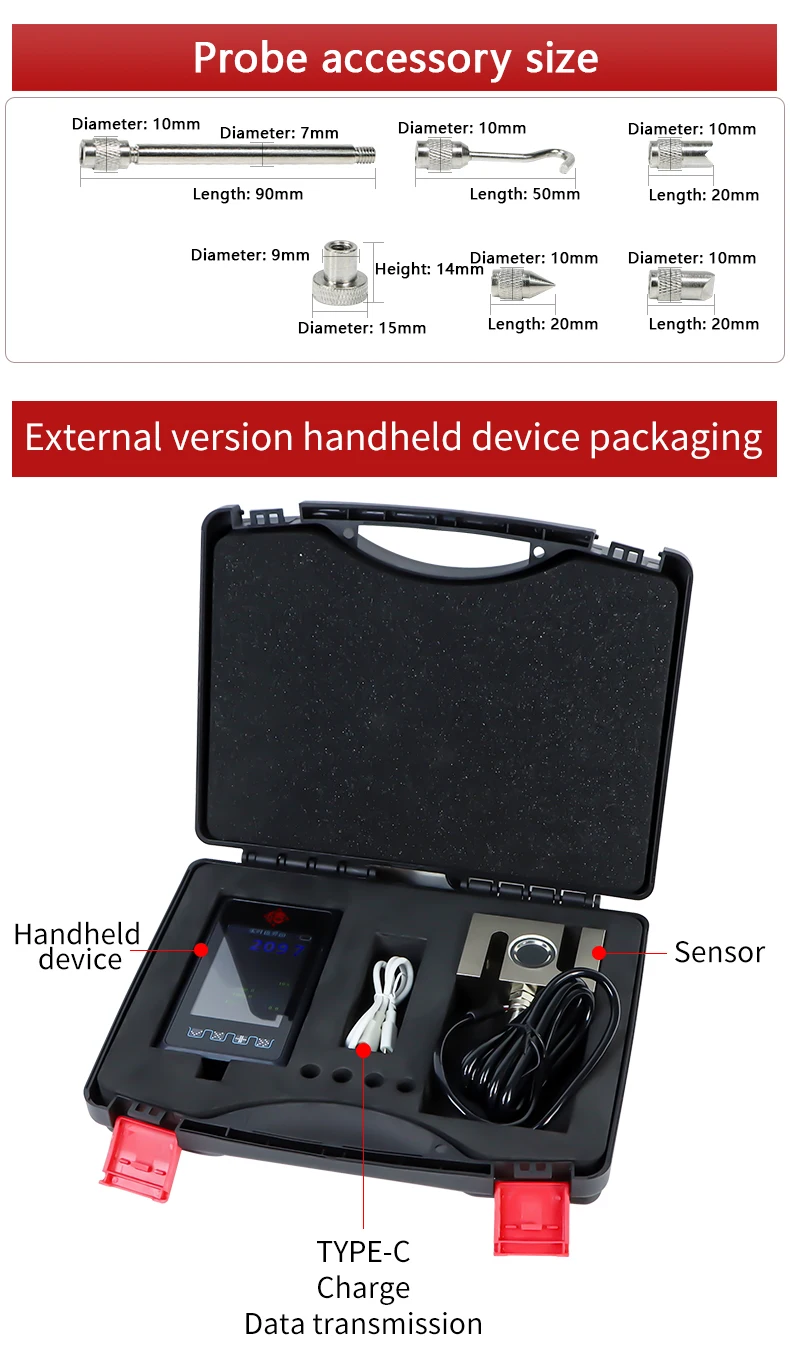 Portable Force Gauge - Precision Hand Dynamometer
