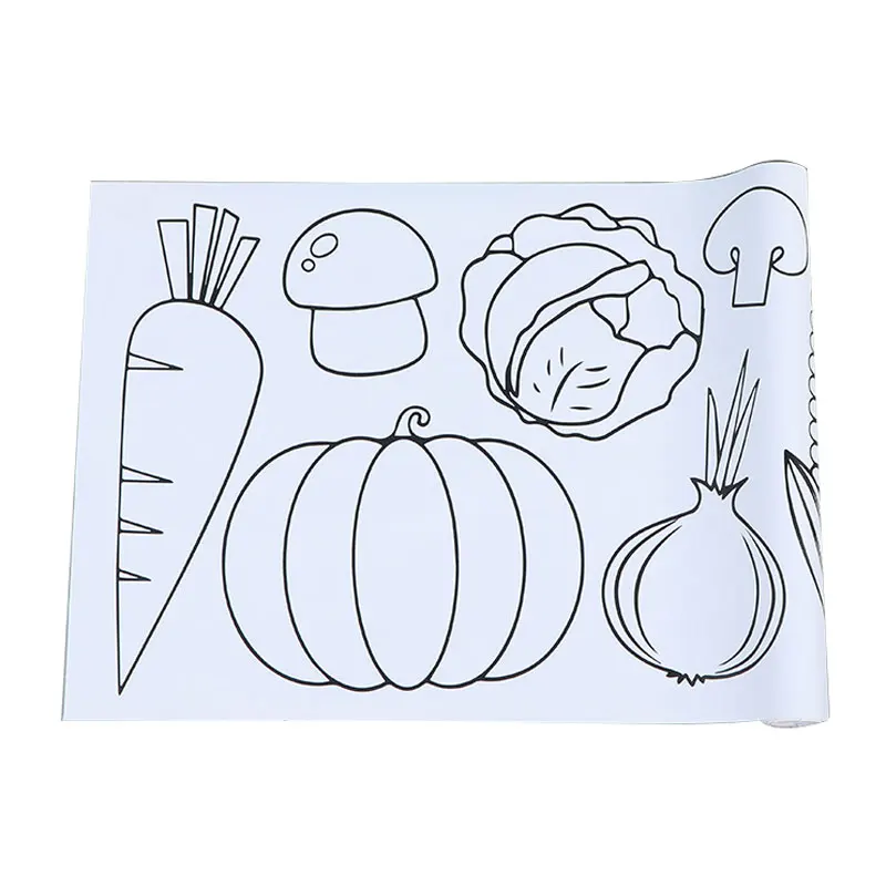 Oem 3m Coloring Children Drawing Roll Paper Sensory Toys Fill Color ...