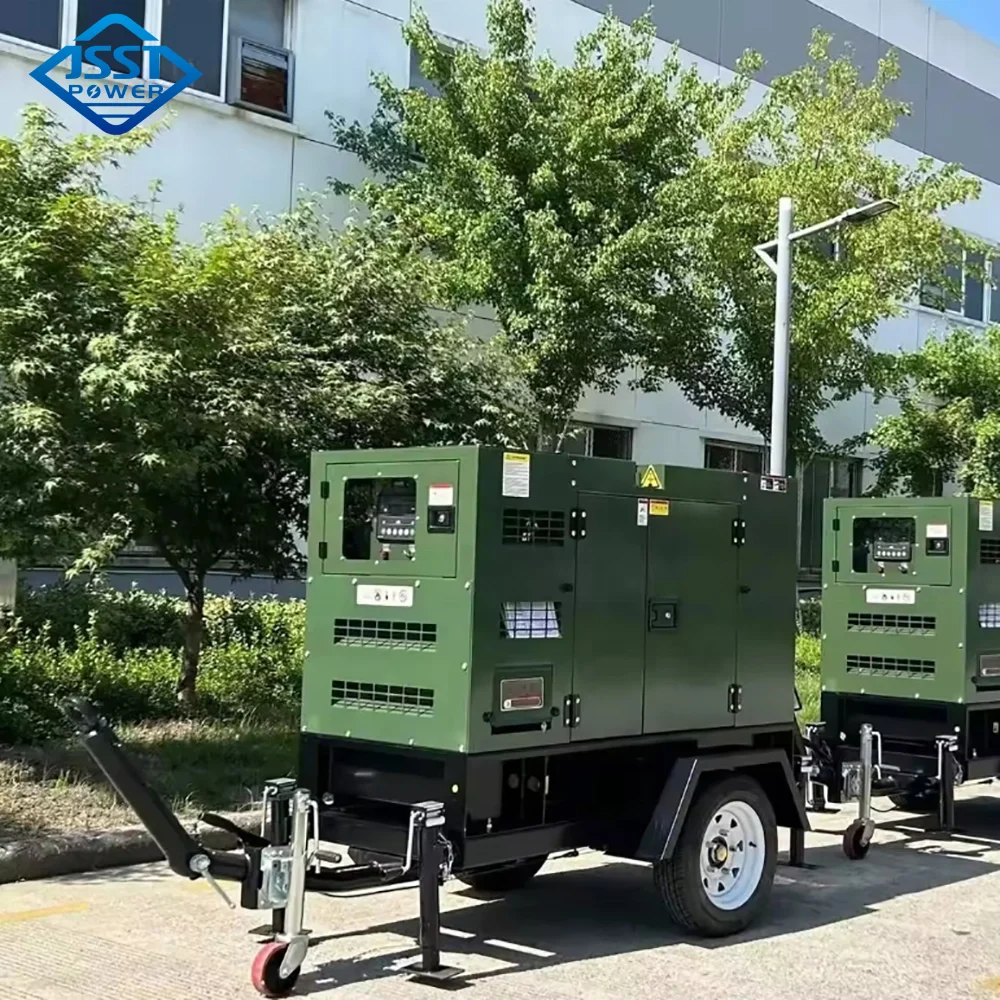 JSST 40kw 50kva diesel generator 50kw trailer generator 100kw 100 kva ...