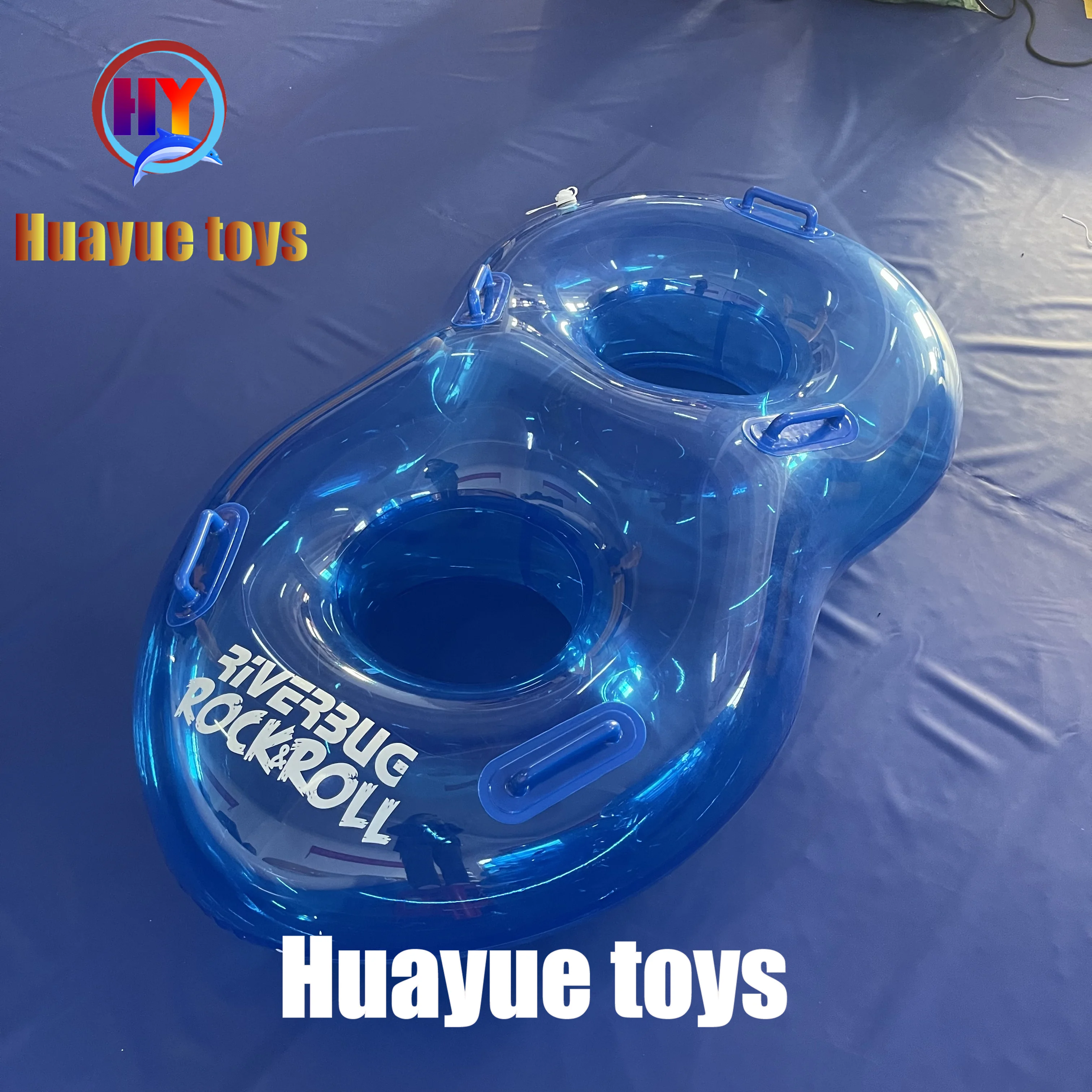 Waterpark Equipment - 2 Persons Inflatable Figure 8 Slide