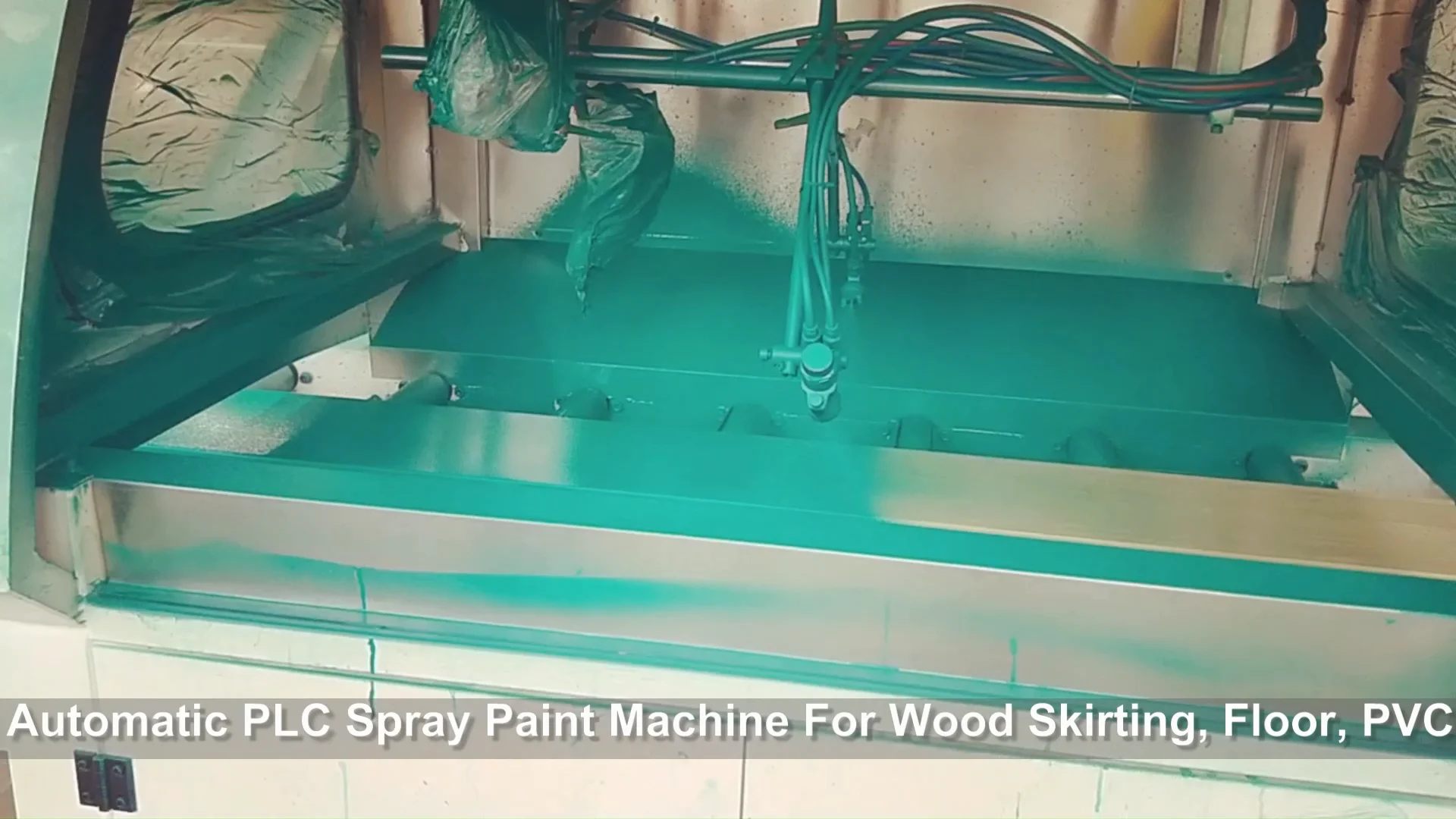 Automated Door Cover Line Finish Coating Spraying Machine - Buy Door ...