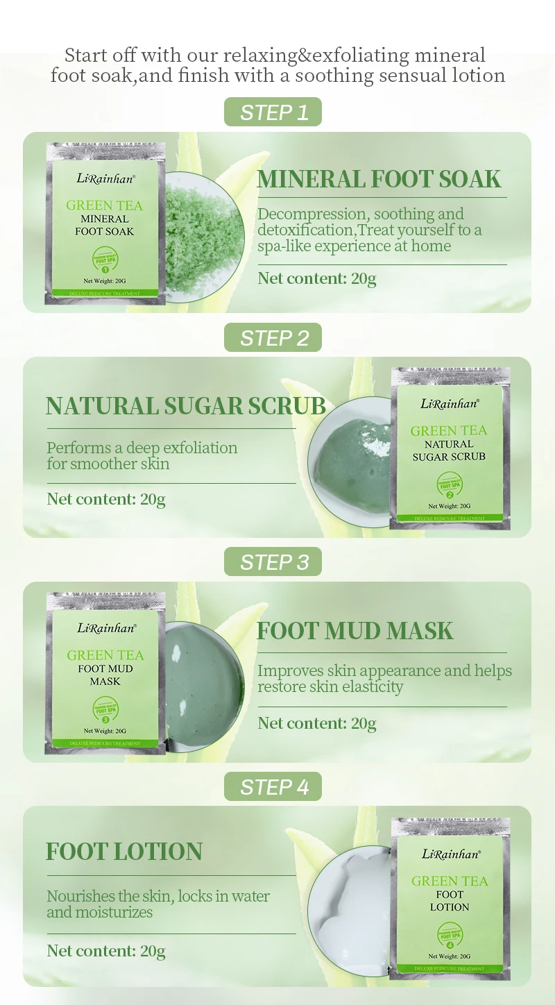 Pedicure Spa Deluxe - 4 Step Hygienic Pedicure Kit