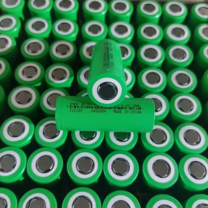 Cylindrical IMR 26700 3.7V Li Ion Rechargeable Battery Cell