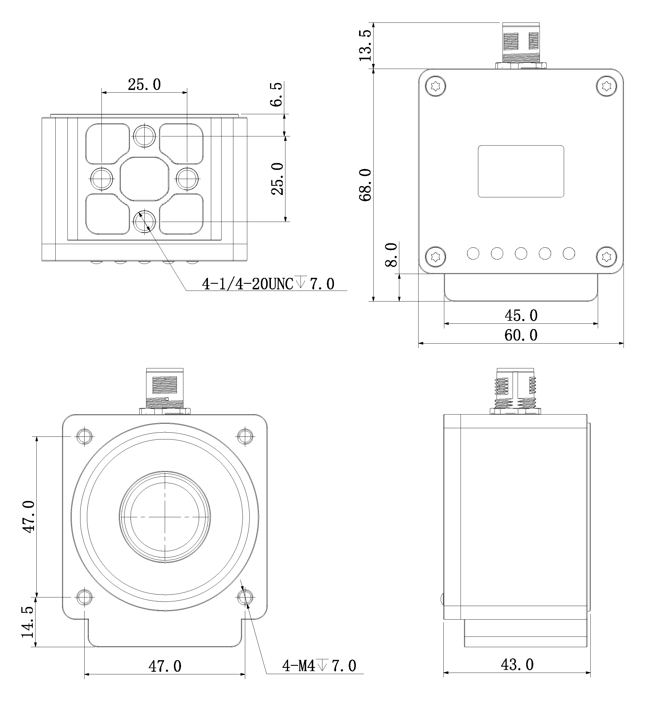 AGV Accessories - Intelligent QR Code Reader Camera