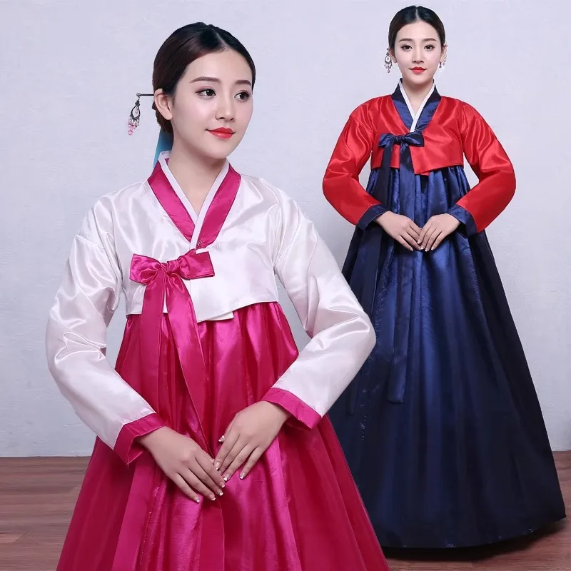 Women's Hanbok Dress Jeogori Jacket Chima Skirt Korean Traditional ...
