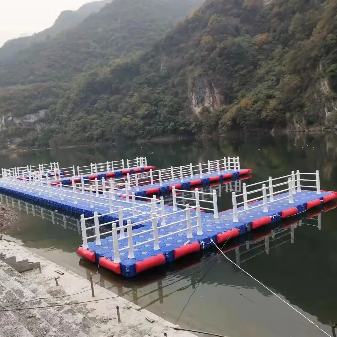 Marine Hdpe Modular Floating Pontoon Dock For Cube Buoy Boat Lift Water ...