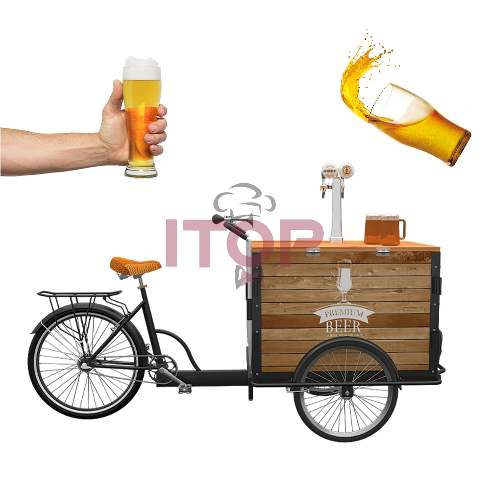Food Trailer street food vending carts mobile fast food truck van 3 fat ...