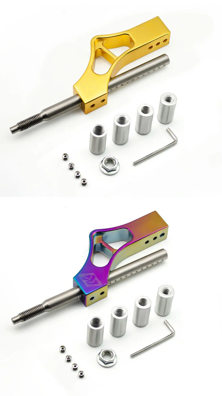 Car Tuning Accessories Shift Lever Extension Adjustable Extension Shift ...