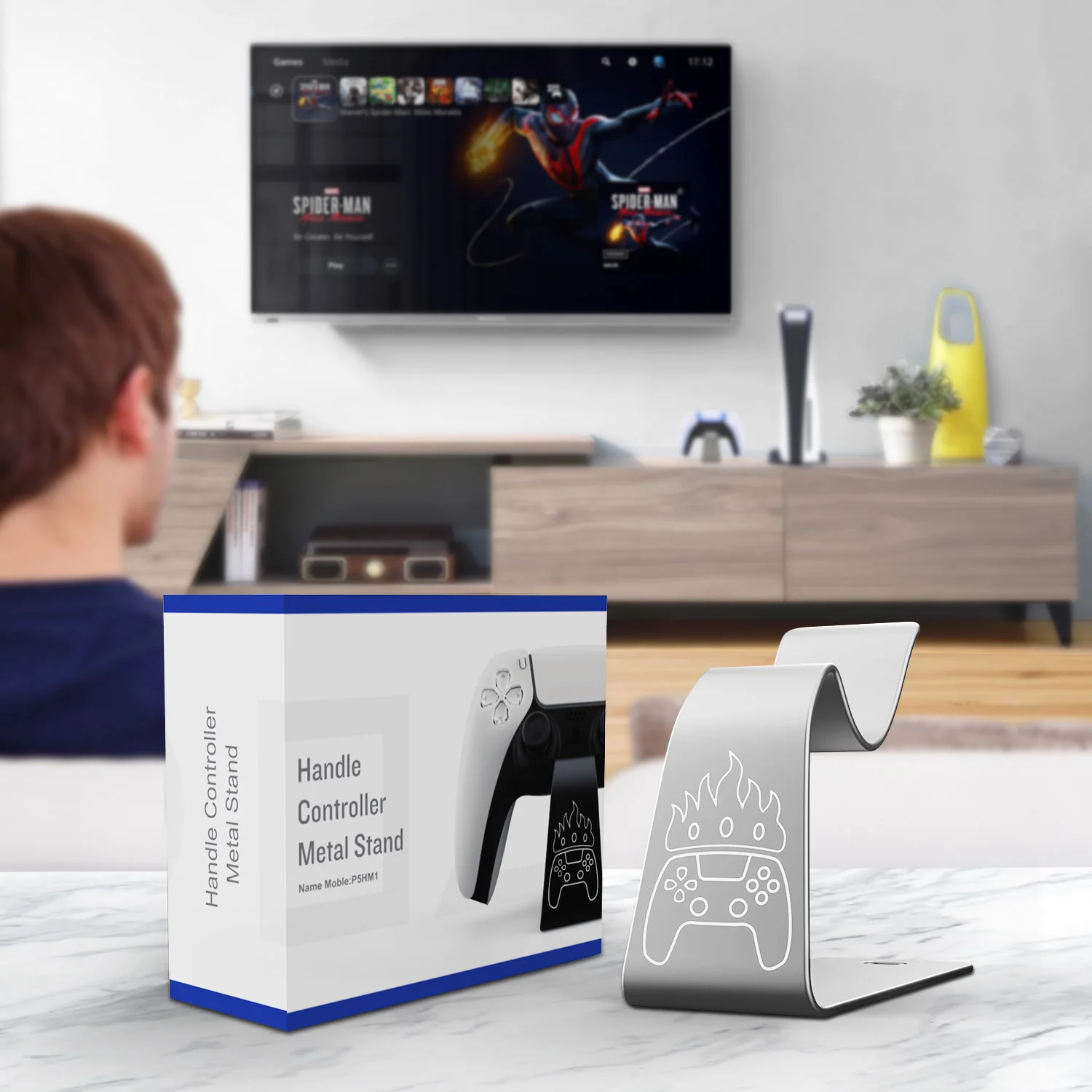 Aluminum Metal Game Controller Holder Universal Gamepad Display Stand ...