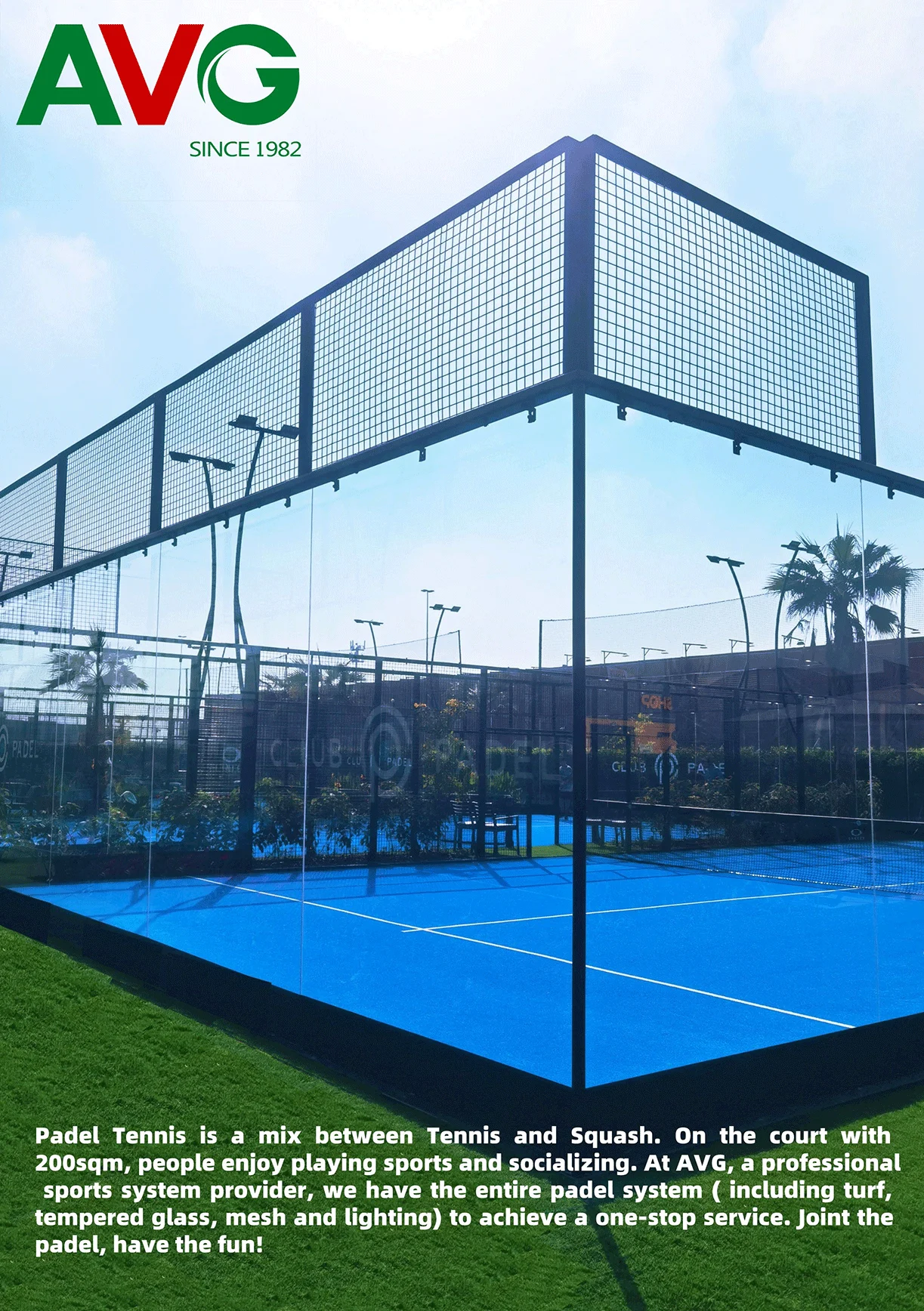 Custom Outdoor Padel Court - Professional Competition