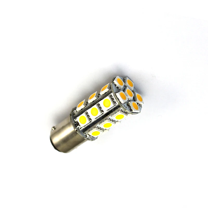 Hy 12v Car 5050 Smd 1076 24smd White Stop Lamp Bulb Led Turn Signal ...