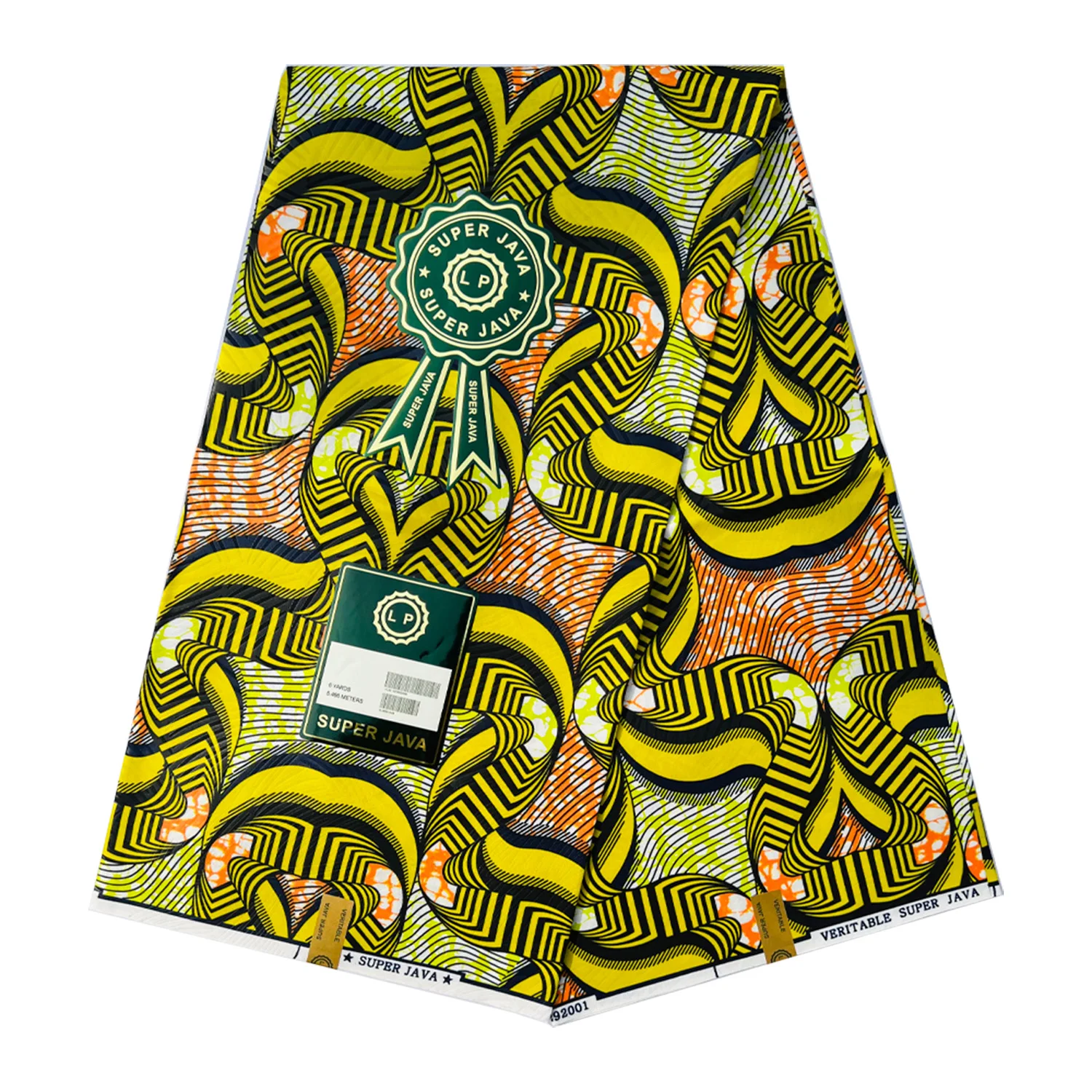 Best Selling African Wholesale Java Polyester Fabric Wax Print Fabric ...