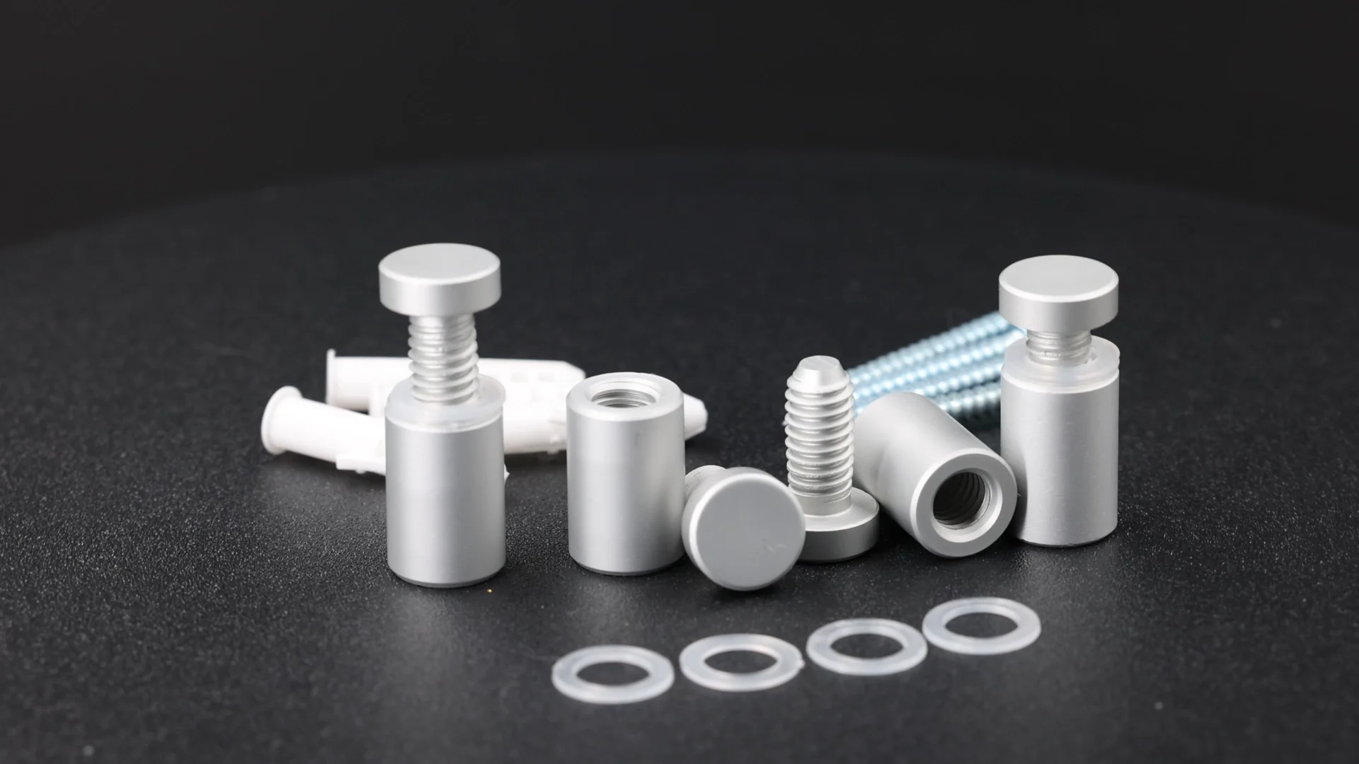 19mm Led Acrylic Sign Holder Standoff,Wall Aluminum Sign Standoff Glass ...