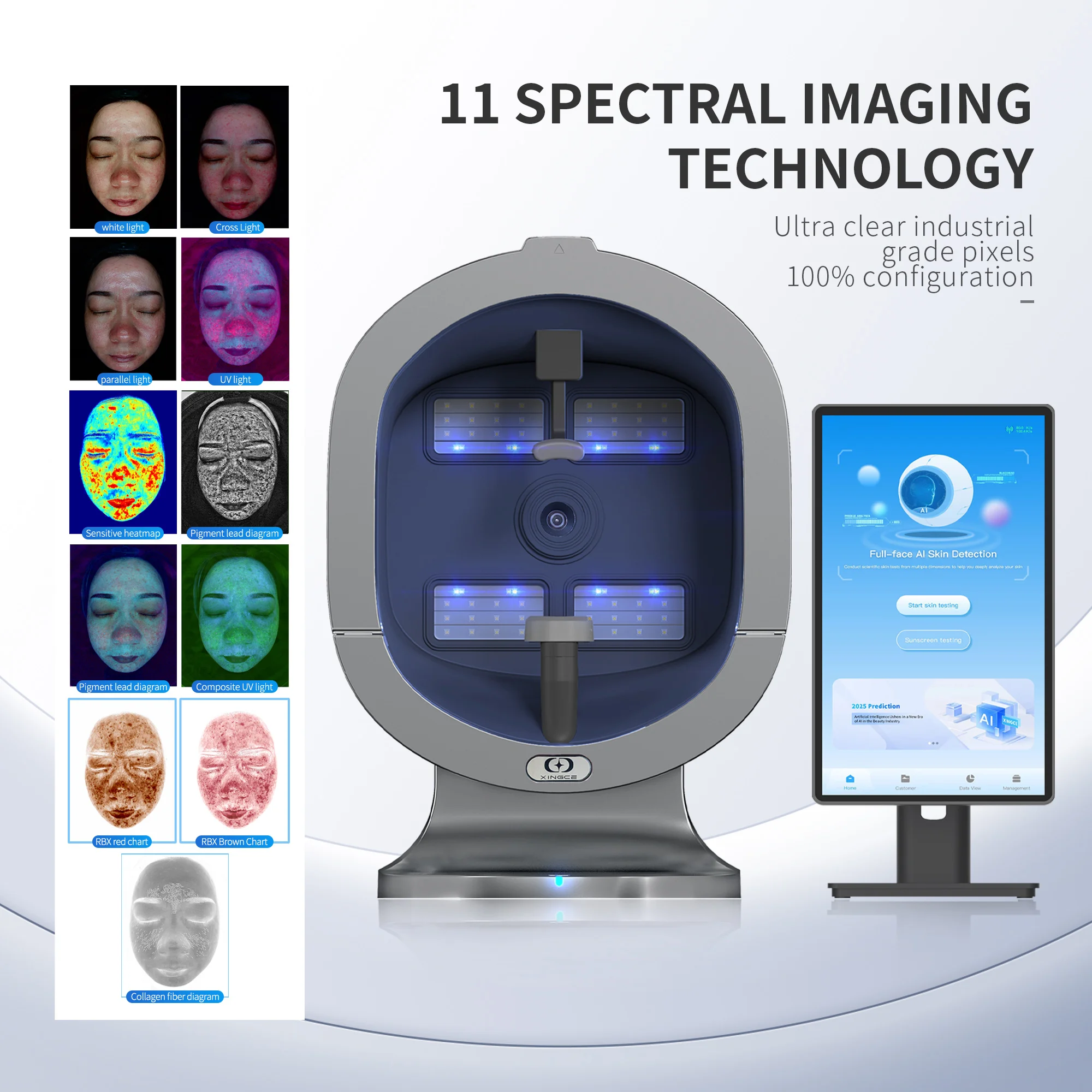 Factory Skin Analysis Machine Professional Skin Analyzer 3d Scanner ...