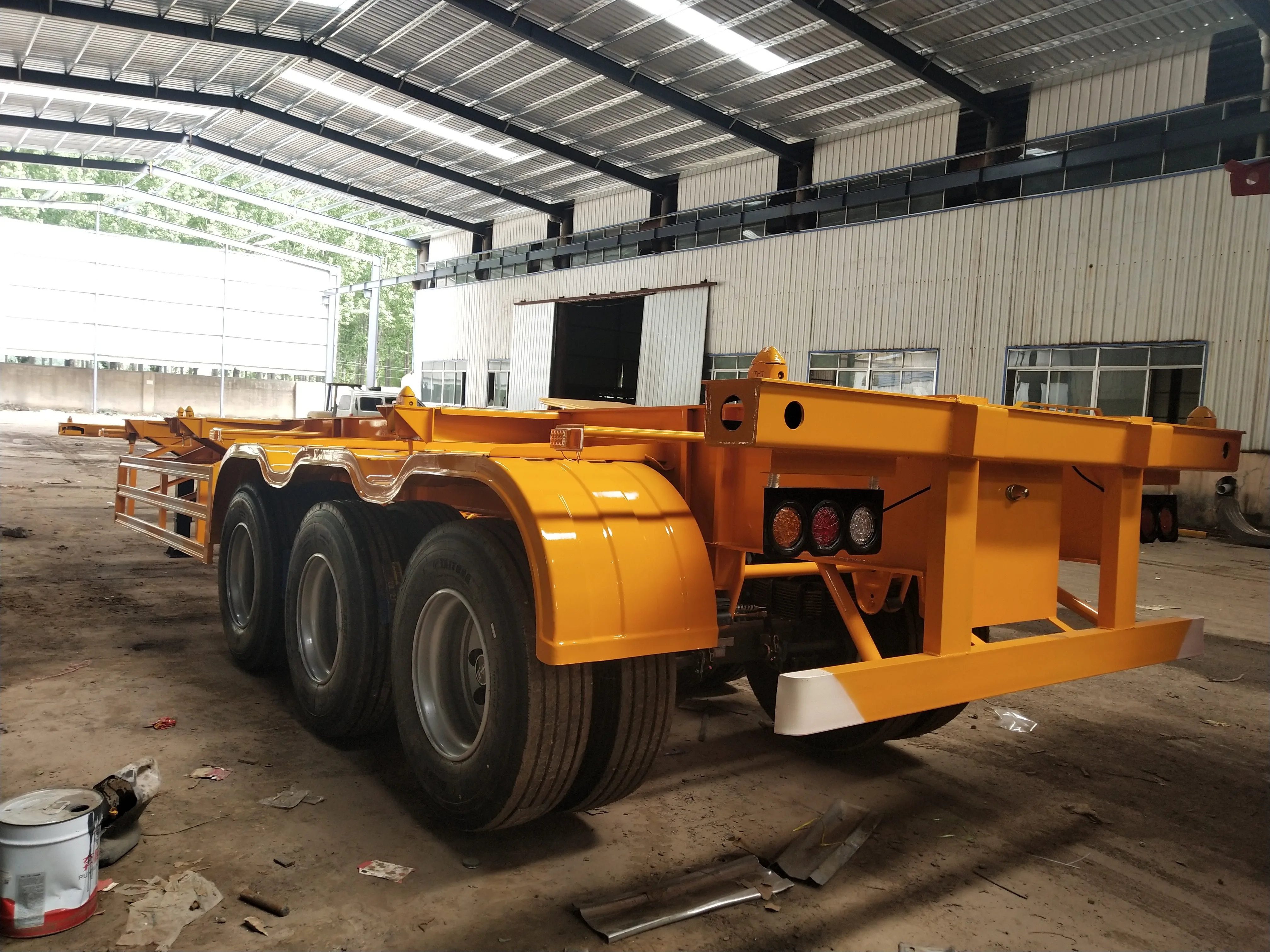 40 Feet Cargo Intermodal Container Chassis Trailer For Sale - Buy ...