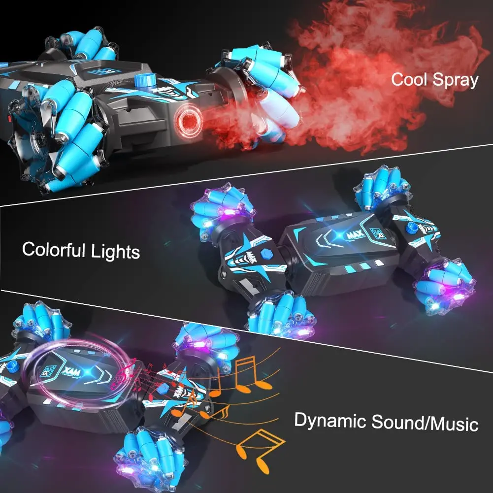 Remote Control Car - Hand Gesture RC Stunt Car with Lights