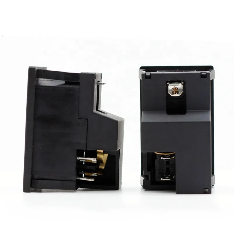 10A 250V Power Socket with Push in Fuses for Industrial Use