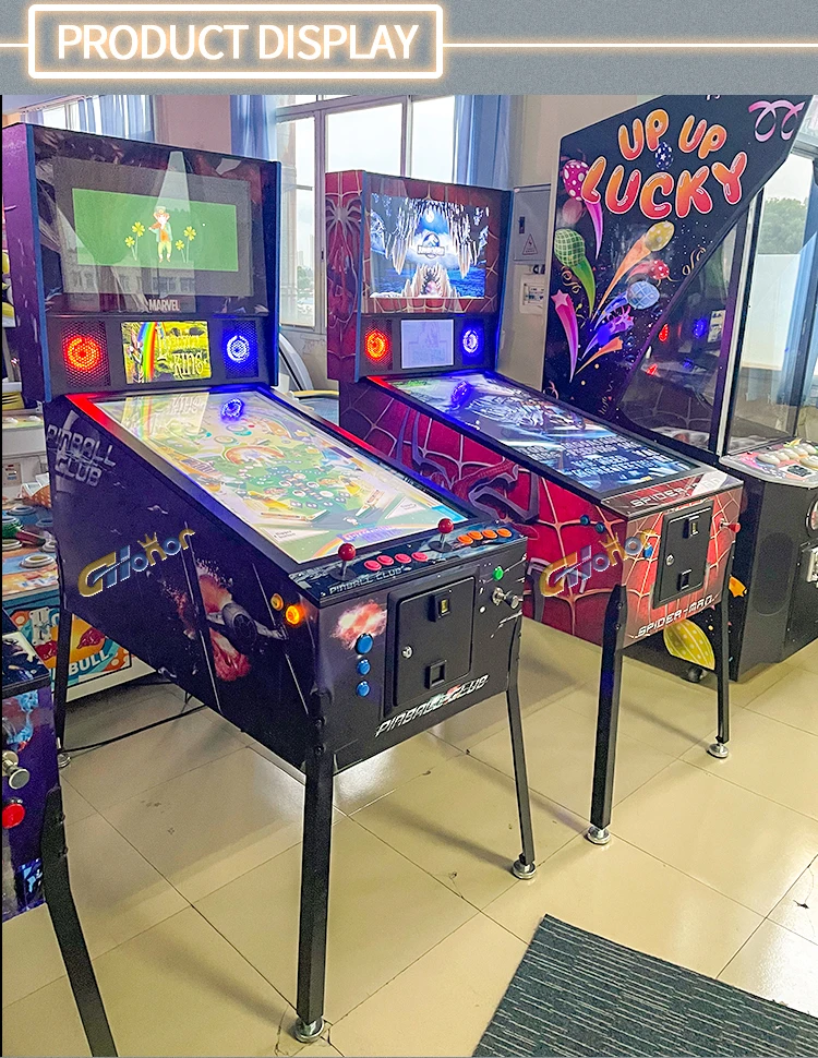 High Quality Game Coin Operated Pinball Machine with Flipper