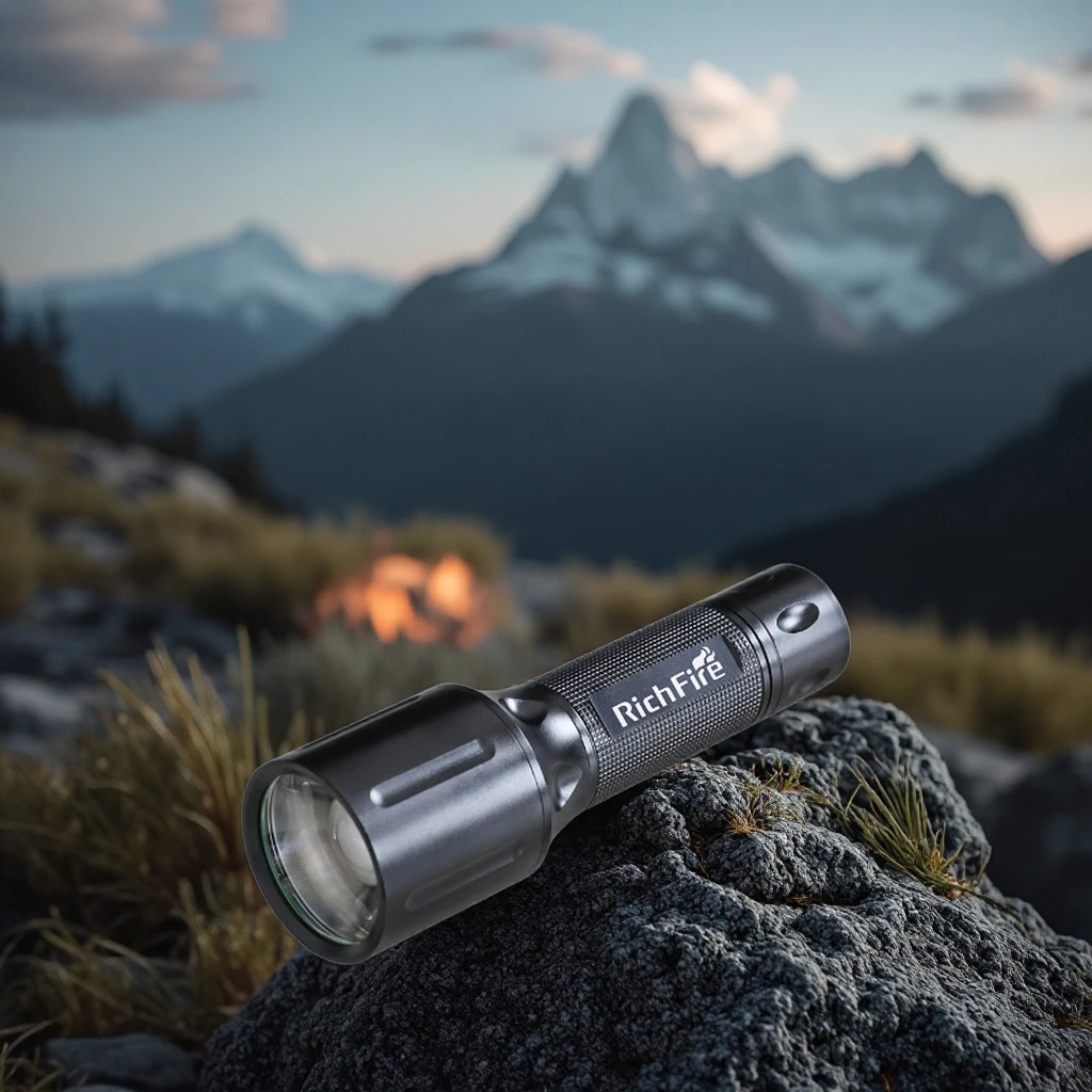 Richfire Best-selling Portable Zoom Led Tactical Flashlight Long-range ...
