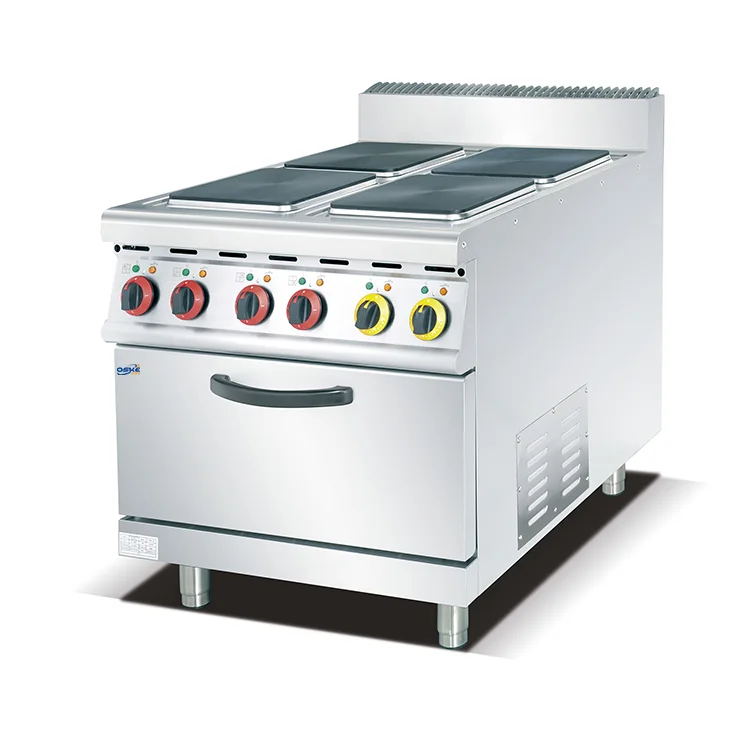 Commercial 4 Burner Induction Stove Industrial Stainless Steel Electric ...
