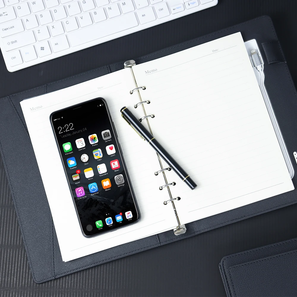 Multi-functional A5 Wireless Charging Notebook With Speaker USB Flash ...