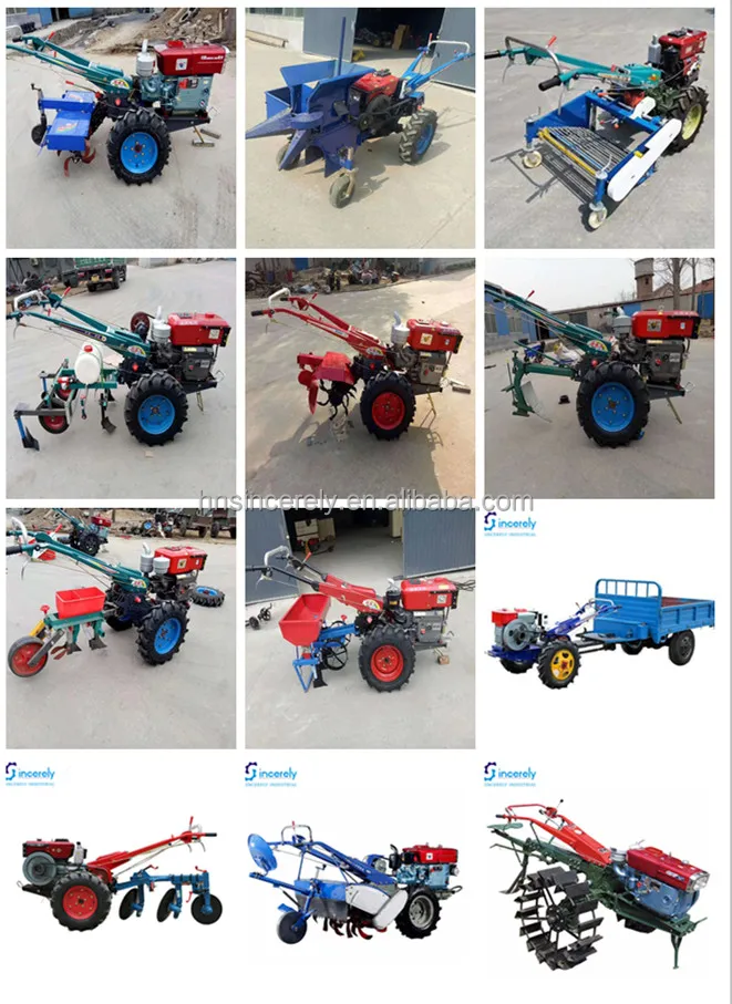 China Agriculture Mini Hand Tractor 18hp Two Wheel Walking Tractor To ...
