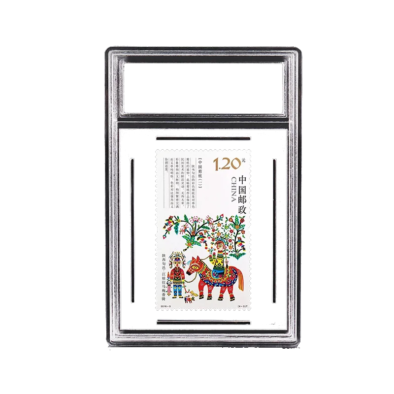 Acrylic Display Postage Stamp Holders - Transparent & Customizable