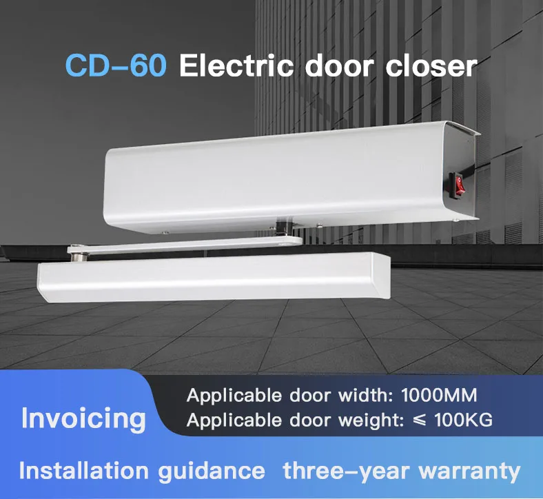 Cd-60 Intelligent Automatic Door Closer Remote Control Induction ...