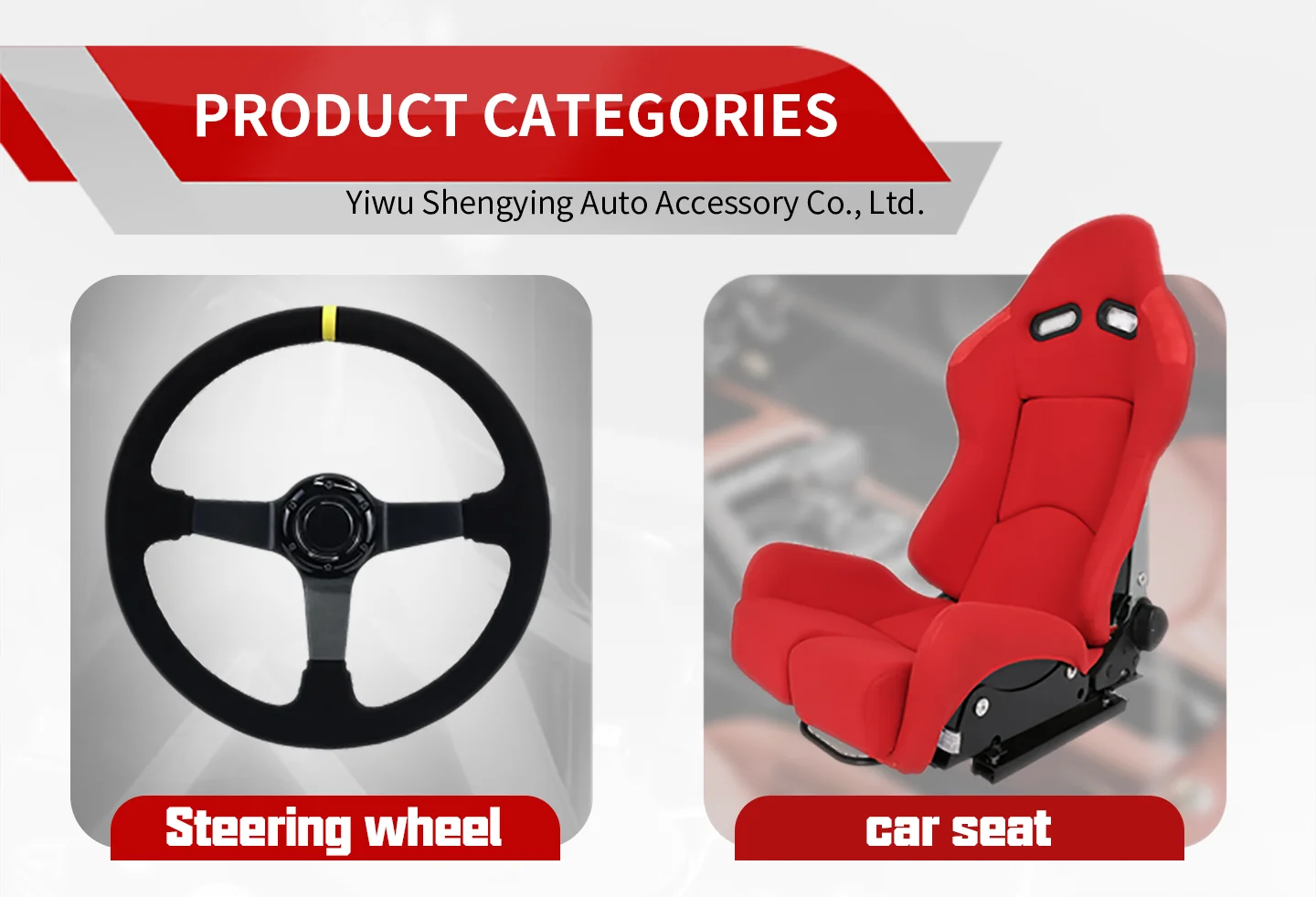 Universal Sport Drift Steering Wheel - 280mm PVC Leather