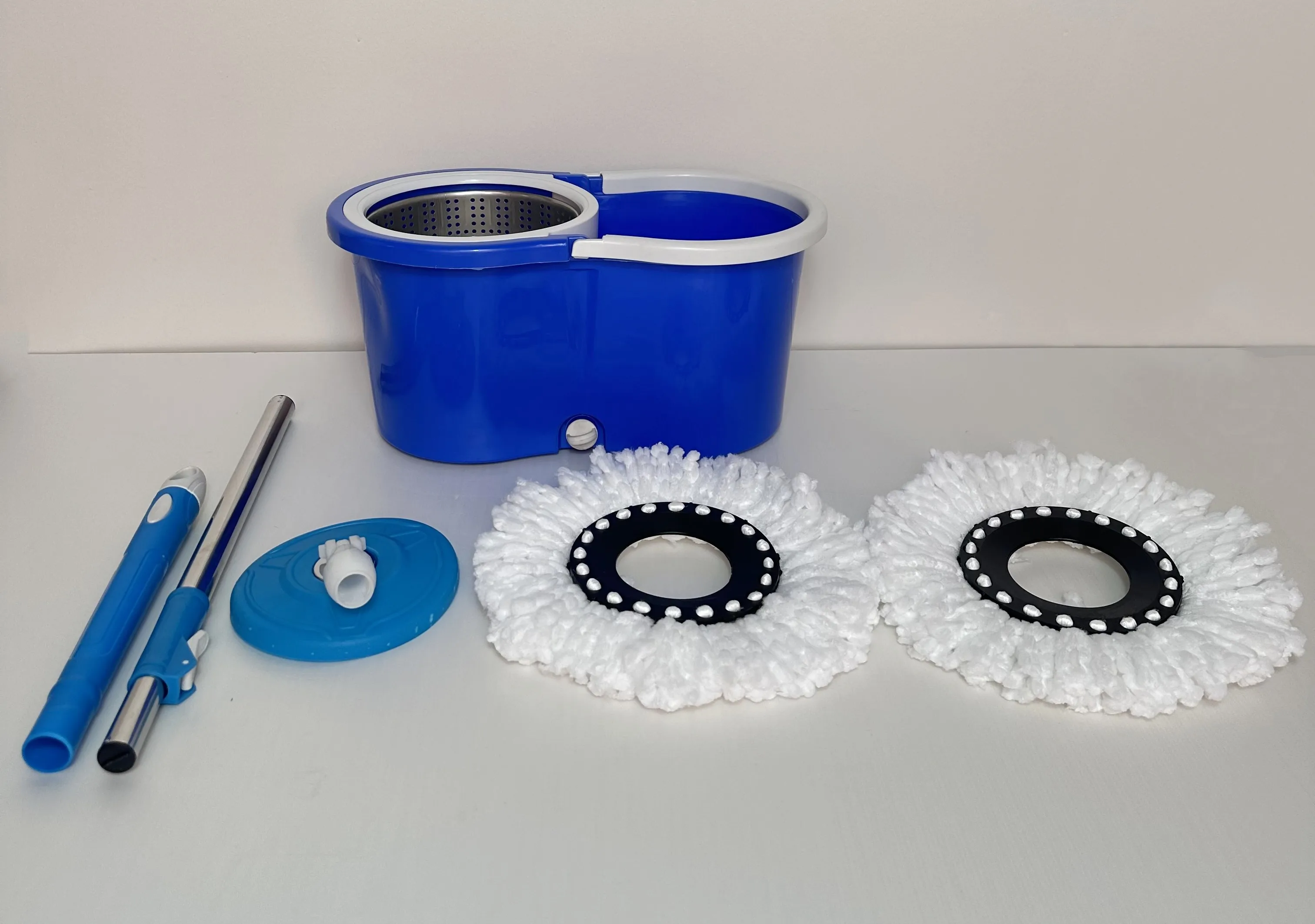 Wholesale Floor Cleaning Microfiber Spinning Mop Bucket 360 Rotating ...