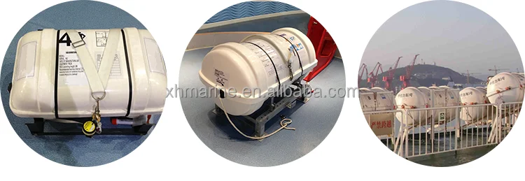SOLAS Throw Overboard Inflatable Life Raft With Fiberglass FRP Hard ...