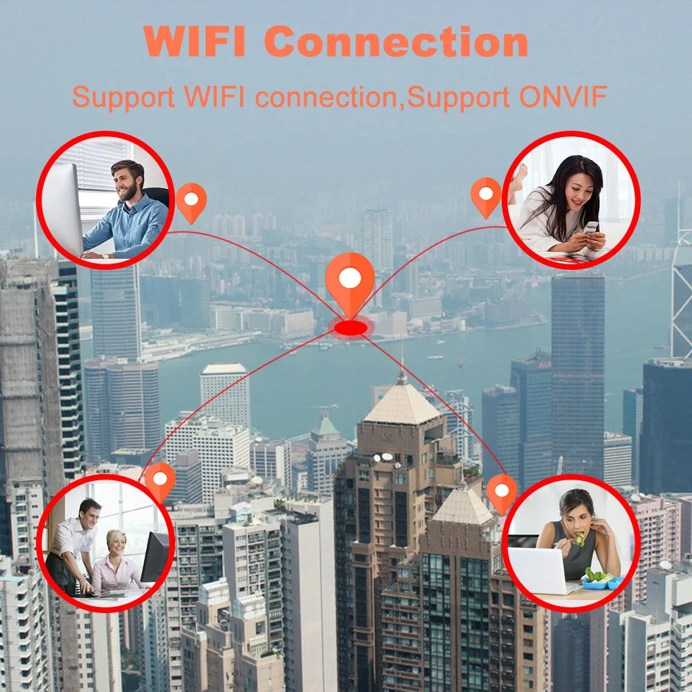 Camhi 5MP HD IP Camera - Waterproof & Weatherproof Security