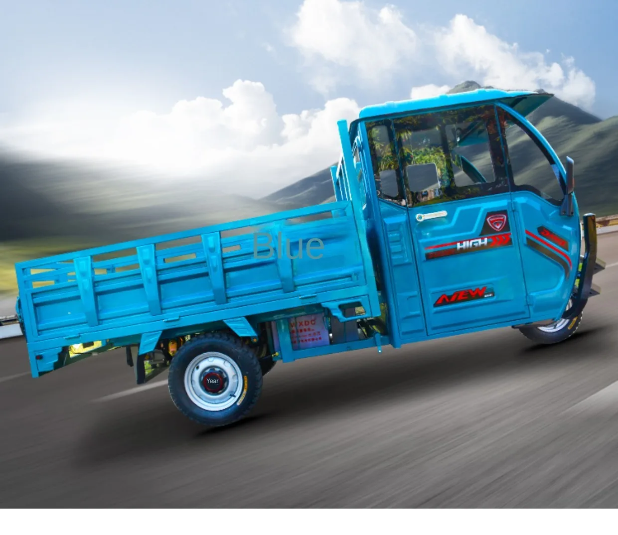 Electric Tricycle Truck Household Cargo Load Freight Oil And ...