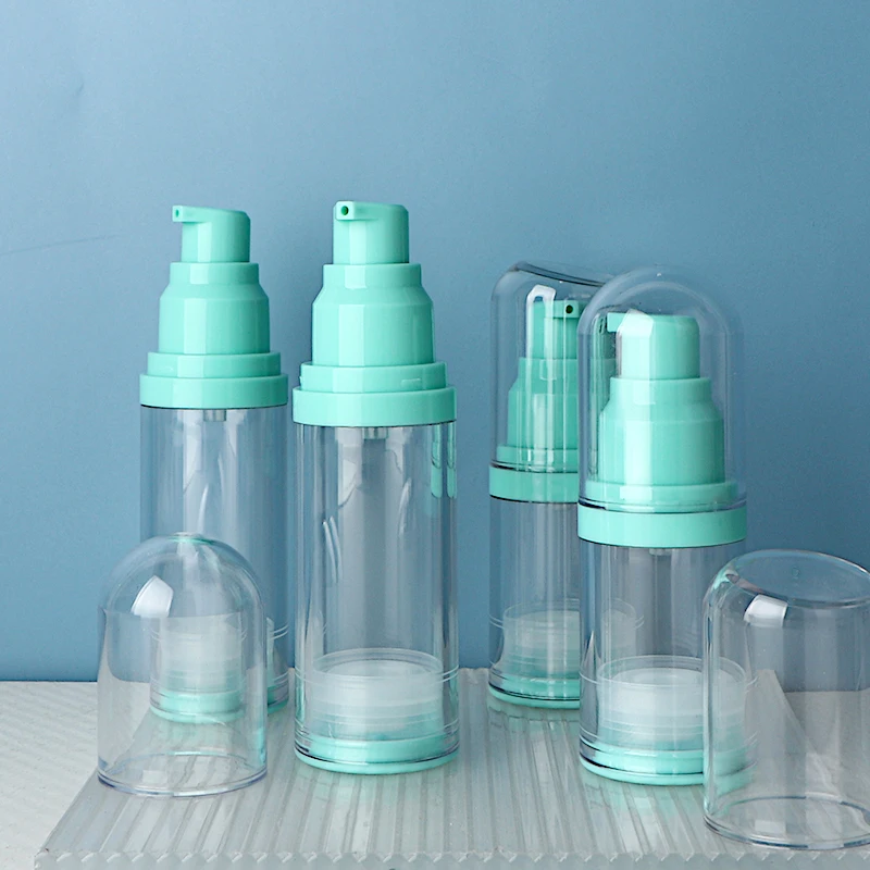 Factory 30ml Refilalbe Green Plastic Airless Cosmetic Lotion Pump Spray ...