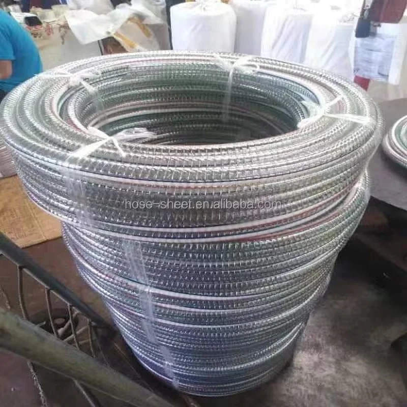 PVC Transparent Steel Wire Reinforced Hose 38mm - Food Grade Suction ...