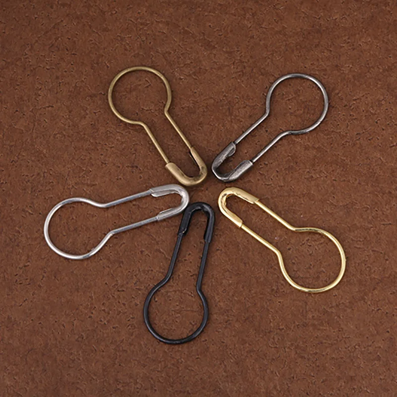 1000 Pcs/box Steel Pear Shape Safety Pins for Knitting