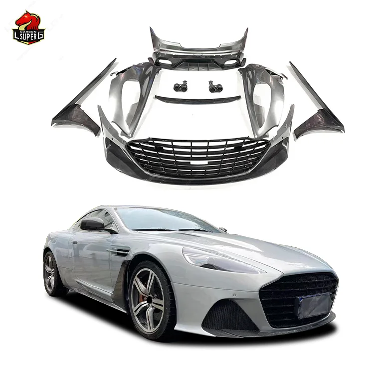 DBS Style Body Kit Carbon Fiber Material For Aston Martin DB9 with ...