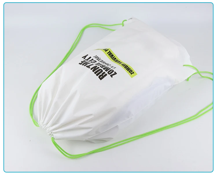 Custom Backpack Plastic Drawstring Bag With Logo Printed Pe Uv Frosted ...