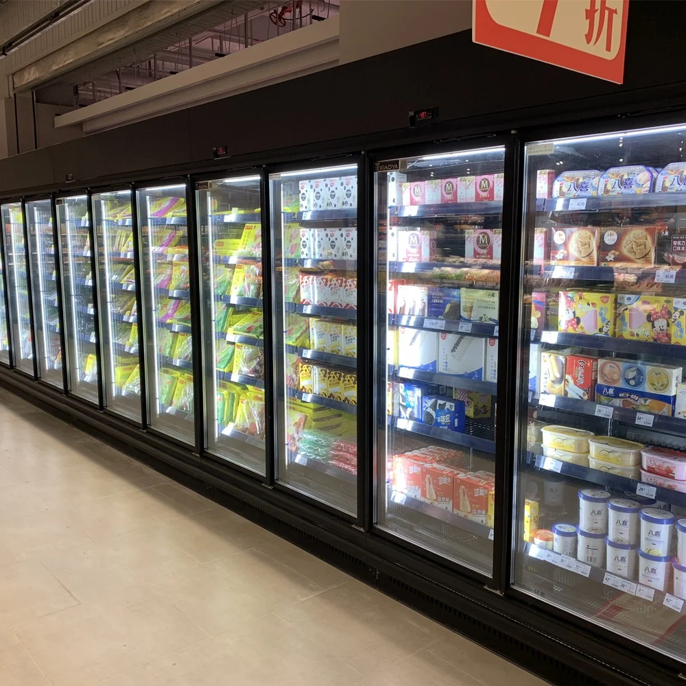 Supermarket Refrigeration Equipment Commercial Display Freezer ...
