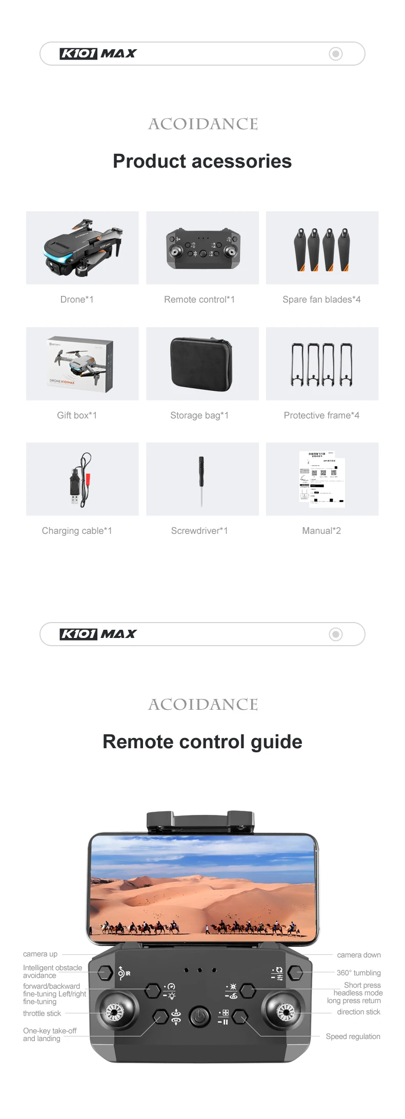 Wholesale K101 Max Drone 4k Hd Dual Camera Optical Flow Obstacle ...