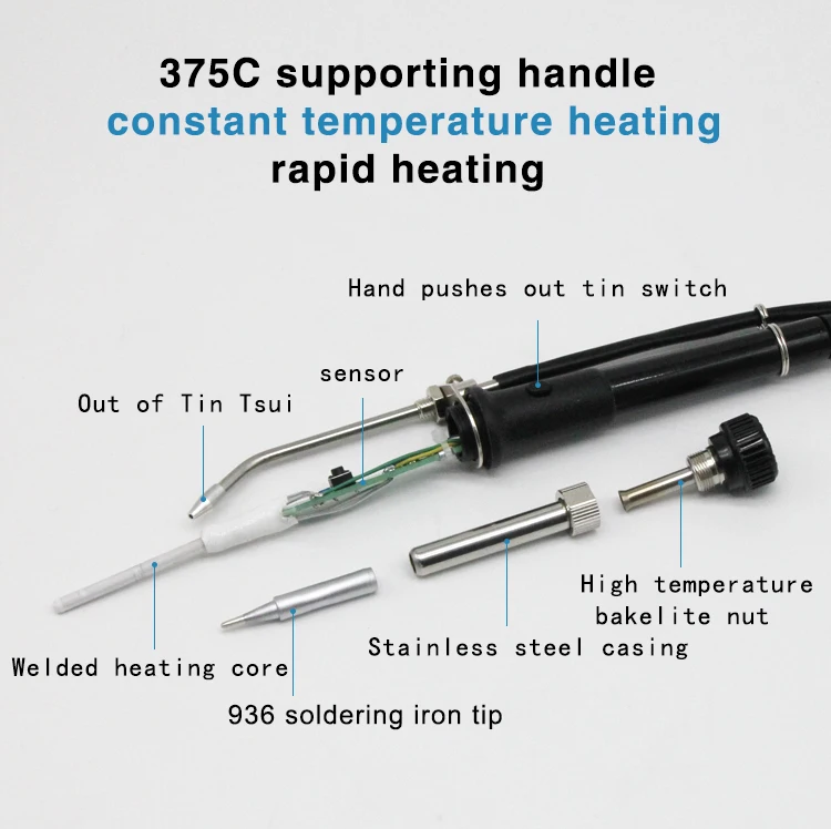 Fast Delivery 375B Soldering Iron Station with Stepper Motor