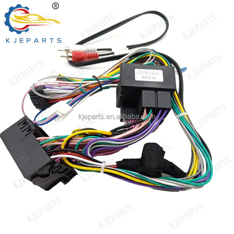 Car 40pin Adapter Complete Power Wiring Harness With Canbus For Benzs C ...