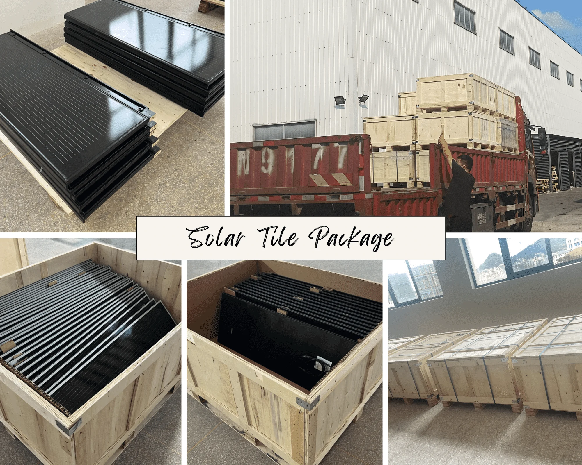 Monocrystalline Silicon Solar Roof Tiles - 38W Photovoltaic Solar Panel ...