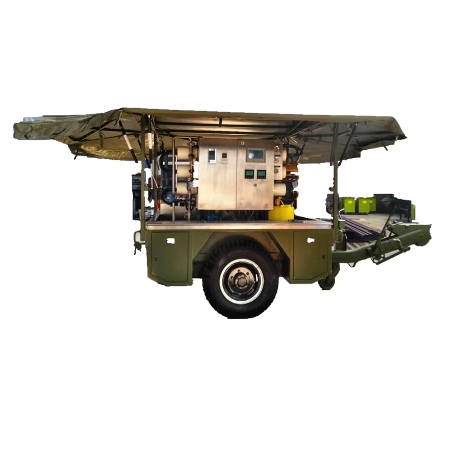 Camp Trailer Mounted Sea Water Desalination Machine/camp Reverse ...
