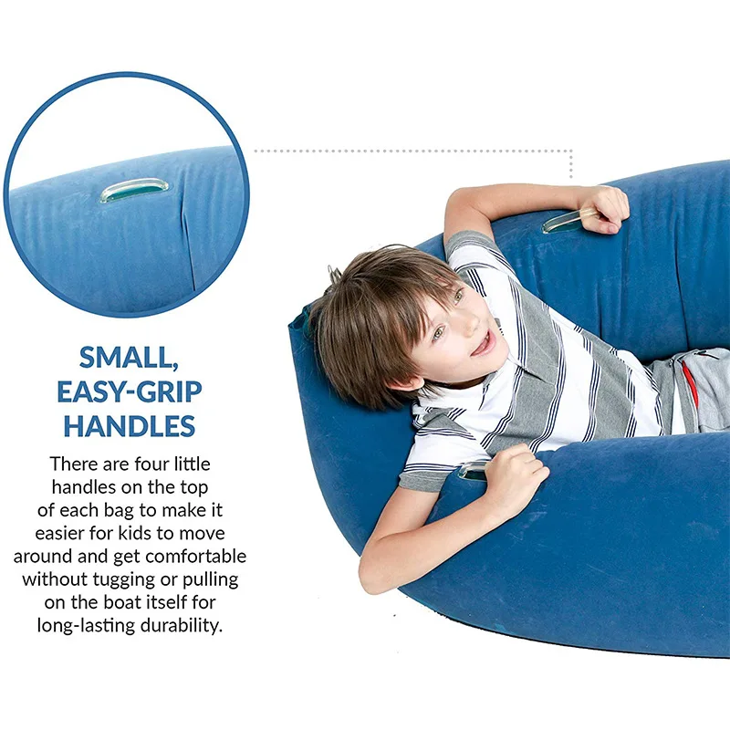 Air Lounger Chair Pea Pod Sofa Sleeping Bag Sensory Toys Inflatable ...