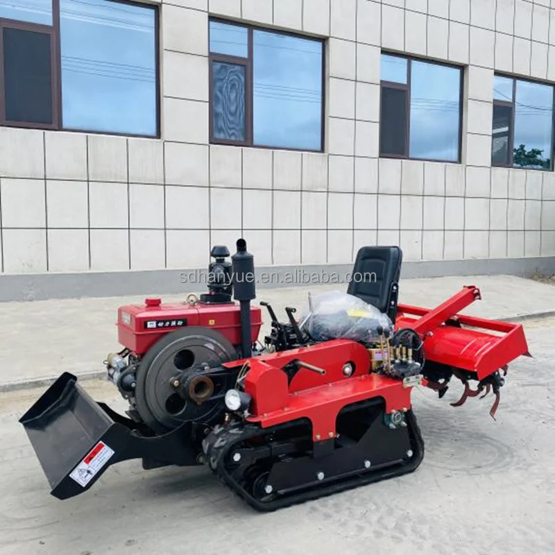 Multi-function 25hp Agricultural Crawler Mini Tractor With Rotary ...